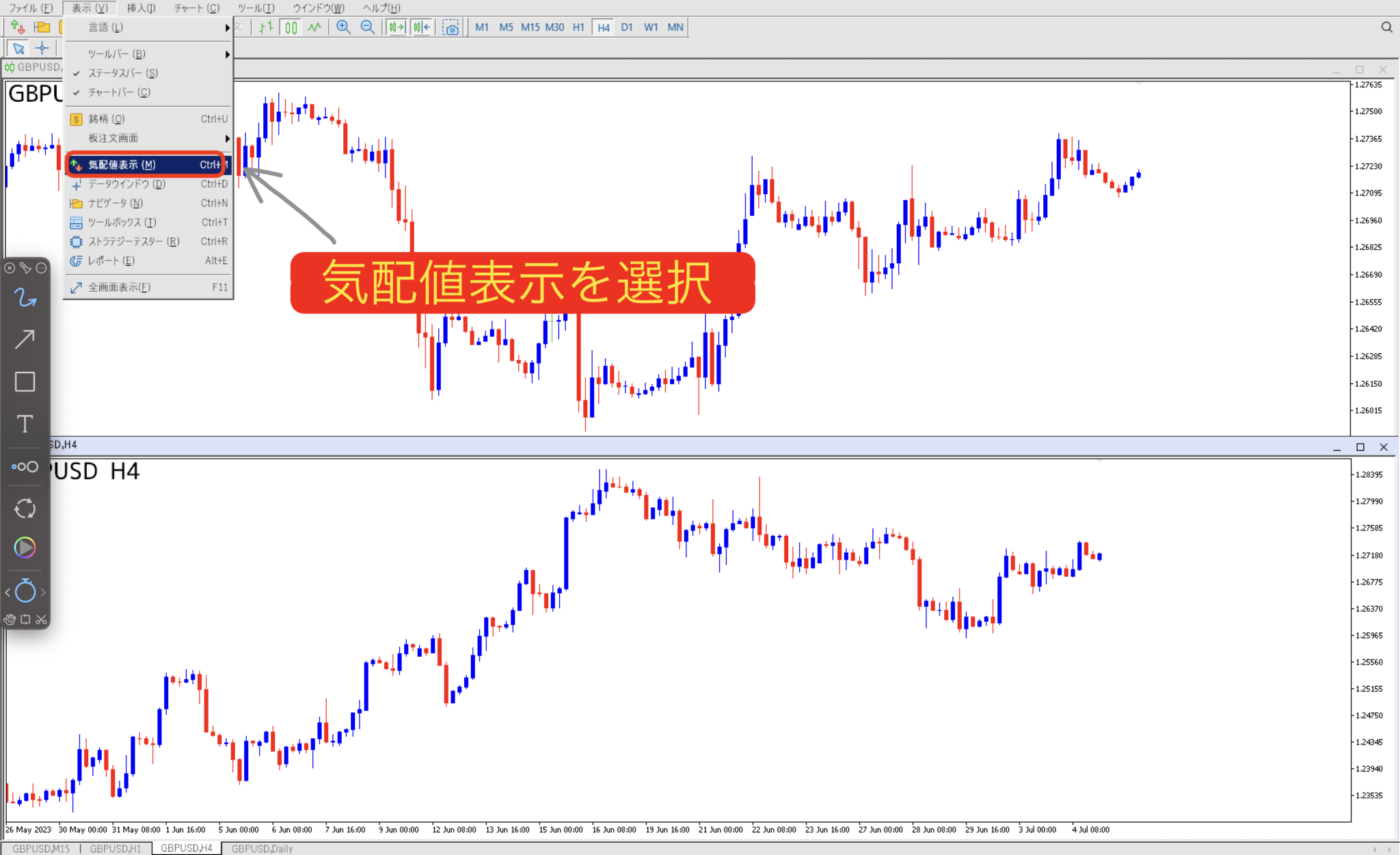 MT4/5の画面をトレードしやすく分割表示する方法 | FX見える化Labo